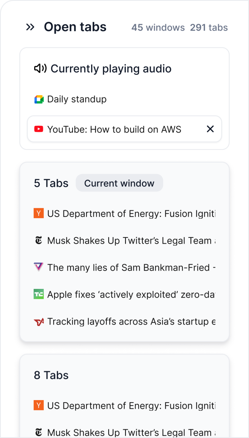 Stackable - Bookmark and Tab Manager
